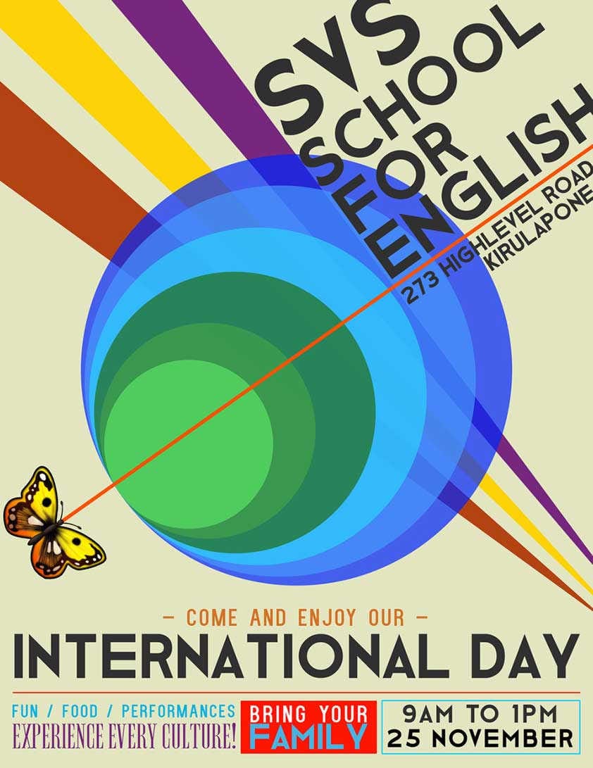 UPCOMING EVENT : INTERNATIONAL DAY! - SVS School for English Language ...